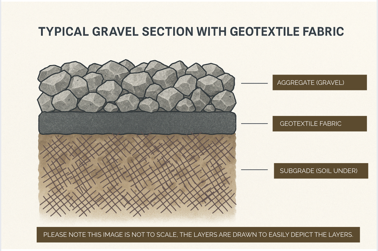 When to use Geotextile Fabric - Reiss Earthworks